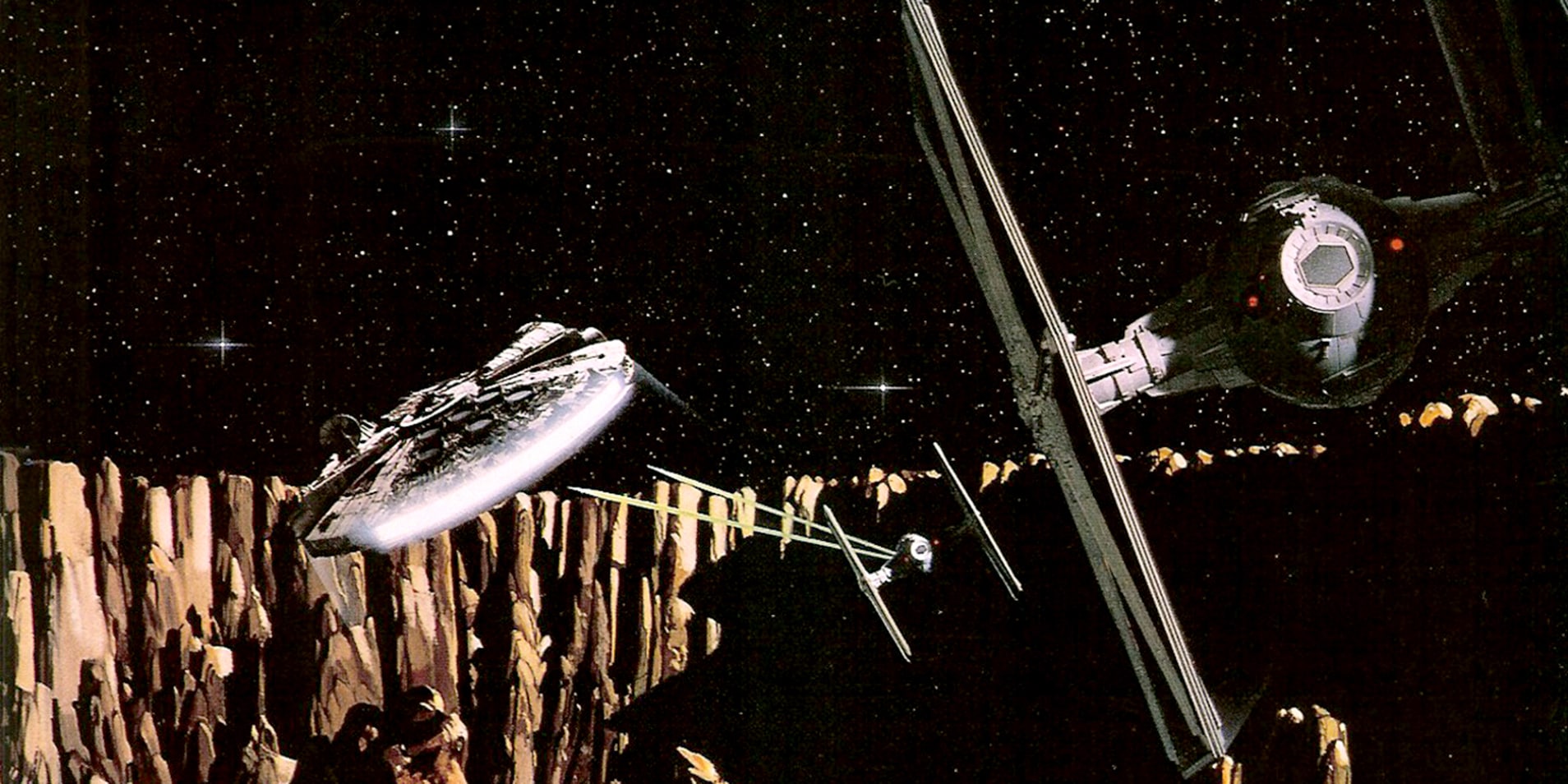 millennium falcon asteroid