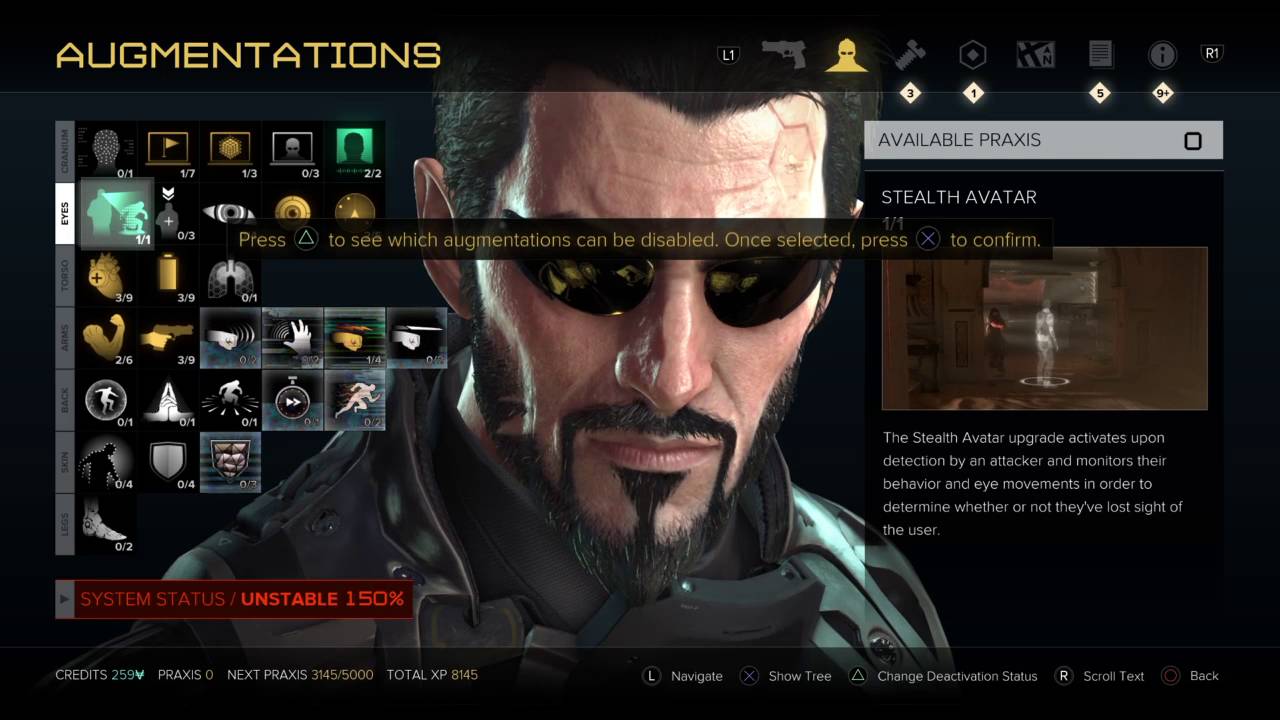 deus ex tips