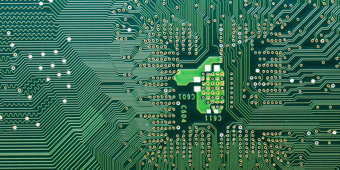 what are green circuit boards made of