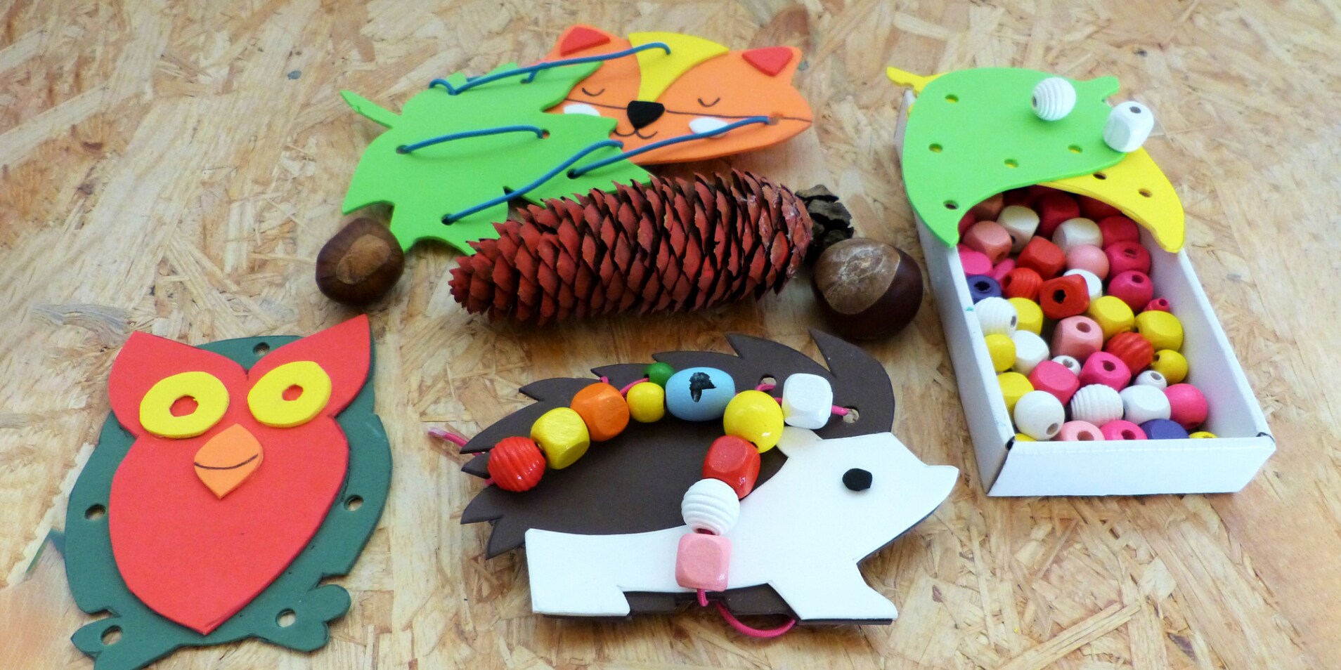 DIY threading game for autumn - Galaxus