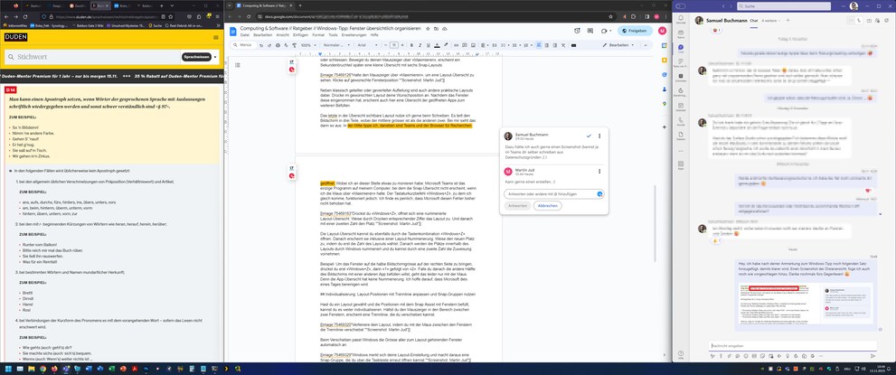 Windows tip: get your windows organised quickly - Galaxus