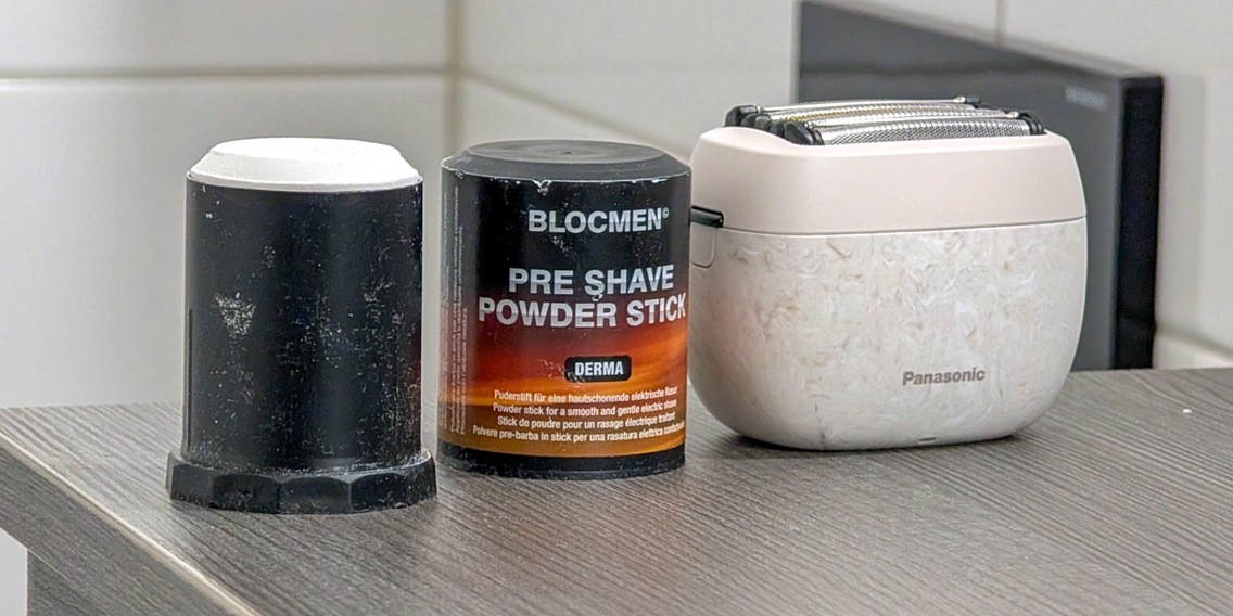 Pre Shave Powder von Blocmen im Test: Weisses Pulver wirkt Wunder - Galaxus