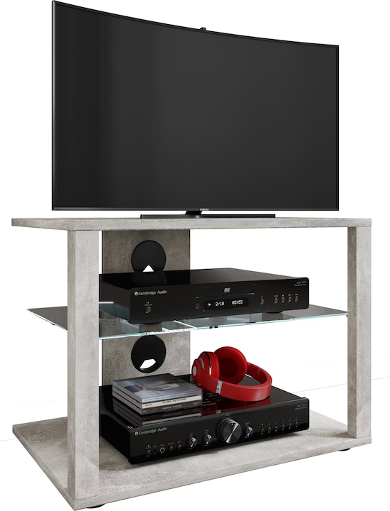 VCM Holz TV Lowboard Fernsehschrank Rack Konsole Möbel Fernsehtisch ...