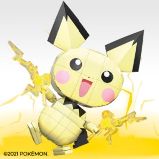 Mega Construx Pokémon Trio (Pichu, Pikachu, Raichu) - Galaxus