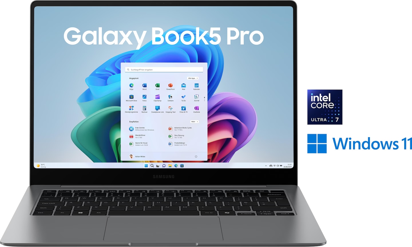 Samsung Galaxy Book5 Pro (14", Intel Core Ultra 7 258V, 32 GB, 512 GB ...
