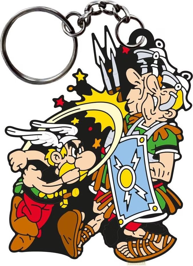 Plastoy - Astérix - Porte-clés en gomme Astérix le Gaulois Paff ! - Galaxus