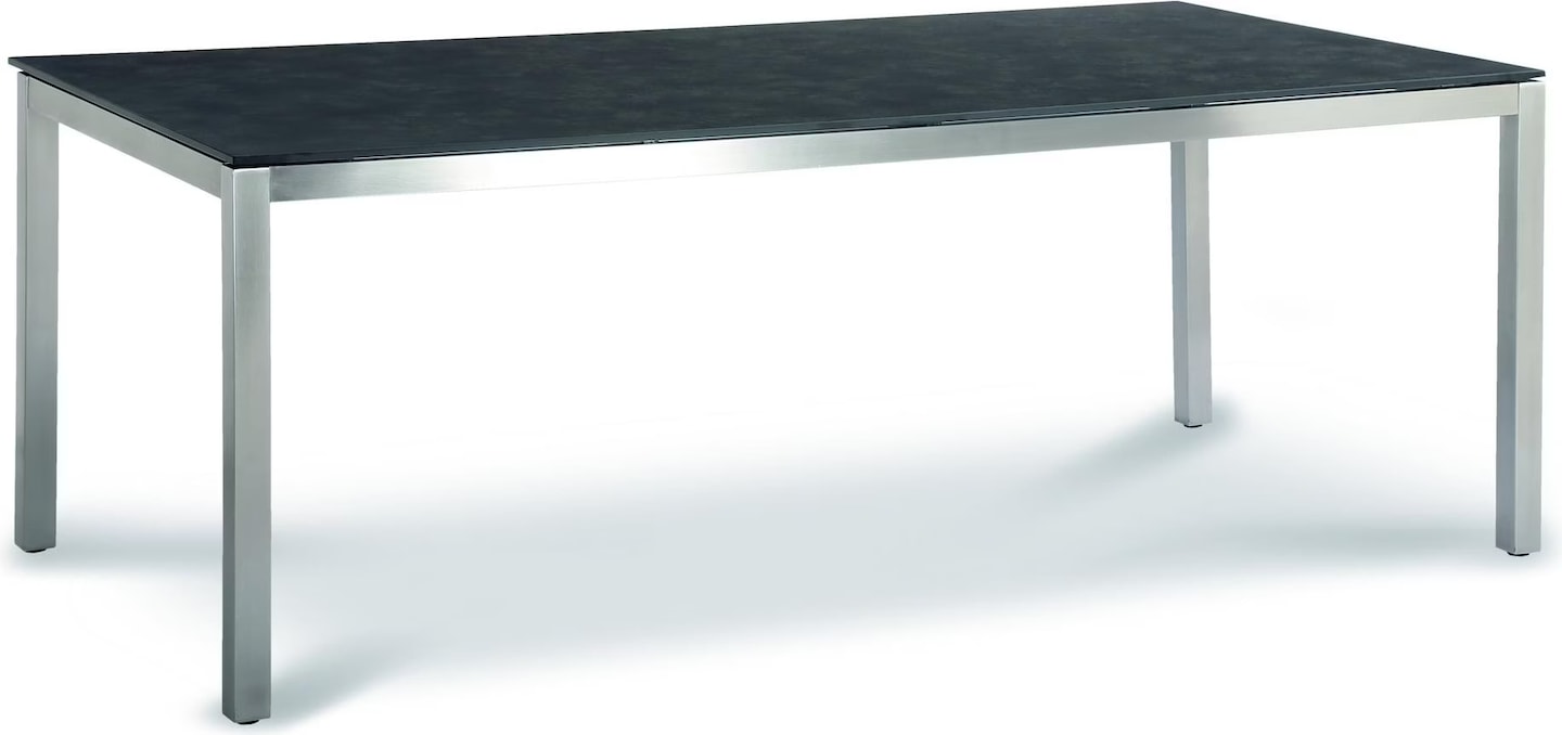 Best Tisch Marbella 160x90cm Edelstahl/Ardesia (160 cm) - Galaxus