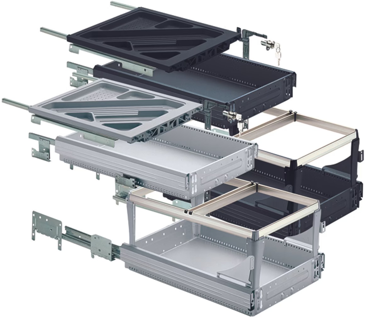 Hettich Systema Top 2000 Teil-/Überauszug-Set (1 Stk.) - Galaxus