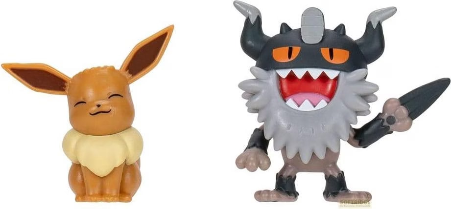 Pokémon Battle Figure Set Figuren 2er-Pack Mauzinger & Evoli #2 - Galaxus