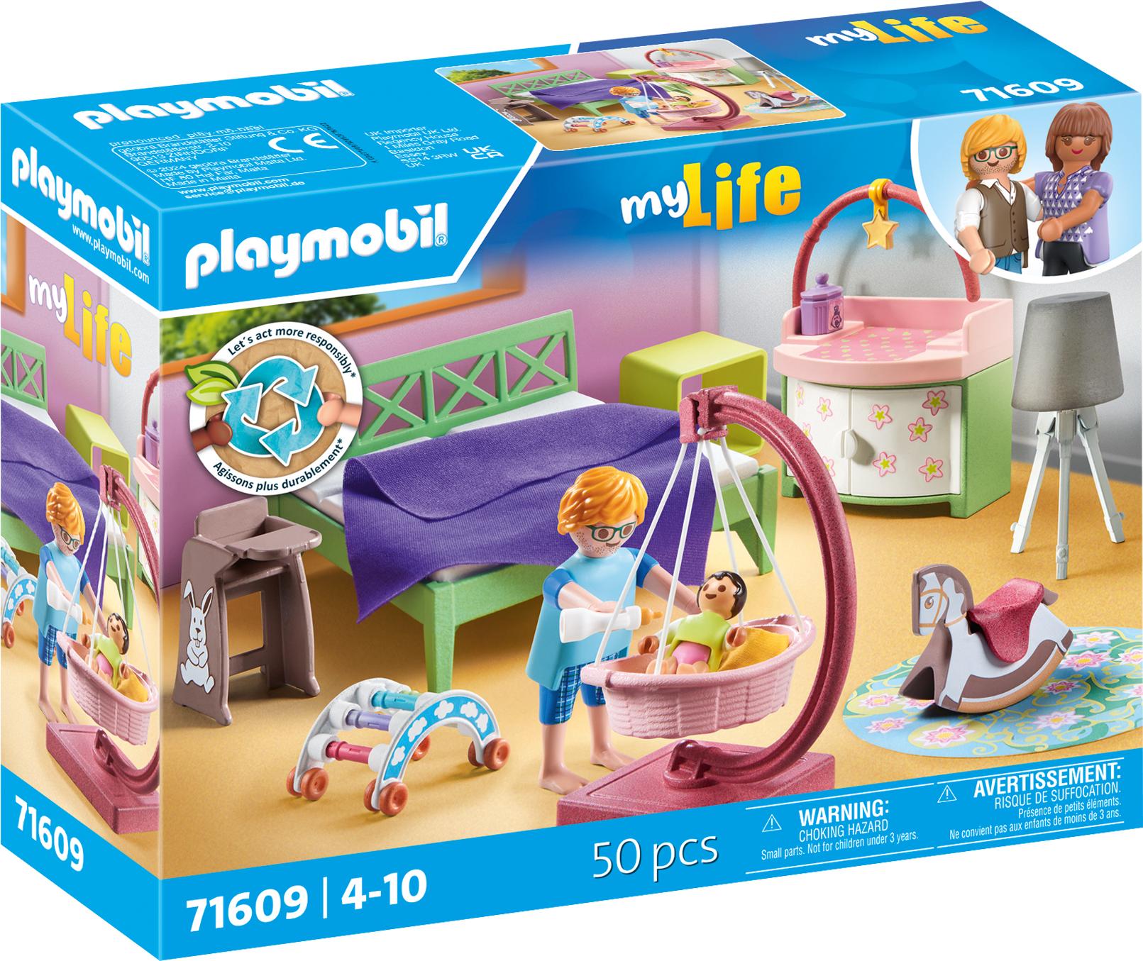 Playmobil Bedroom with baby play corner 71609 Playmobil My Life Galaxus