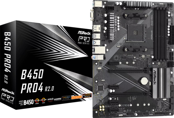 AsRock B450 Pro4 R2.0 (AM4, AMD B450, ATX) - kaufen bei Galaxus