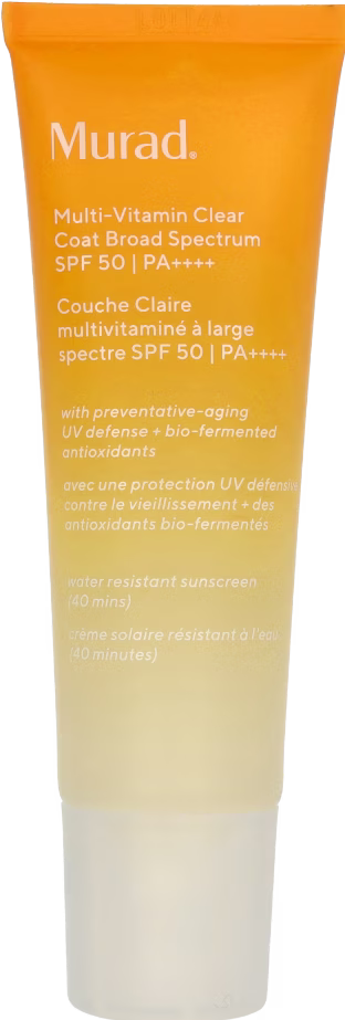Murad Multi-Vitamin Clear Coat Cream SPF50 (Sonnencreme Gesicht, SPF 50 ...