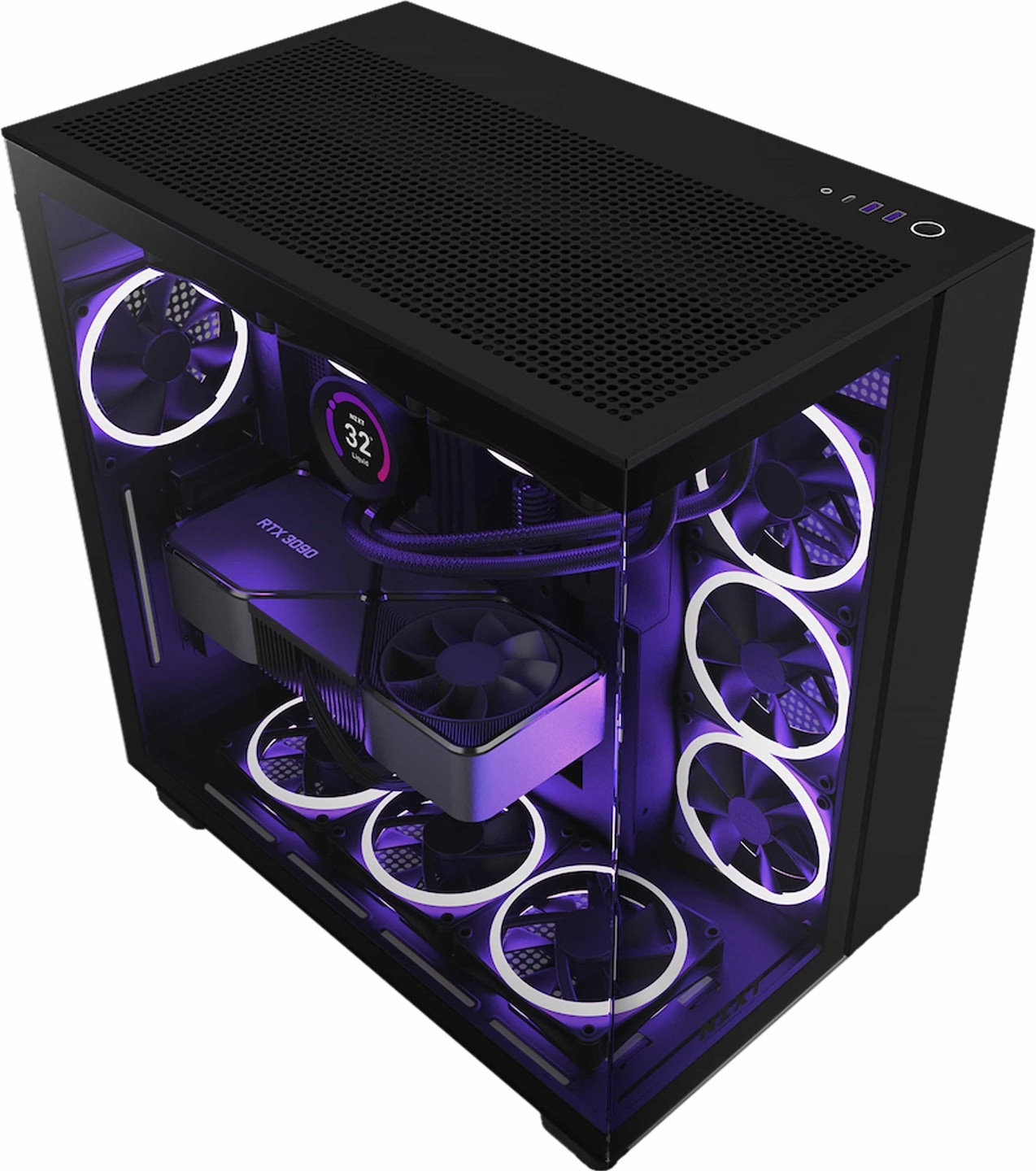 NZXT H9 Flow (ATX, mATX, Mini ITX) - buy at Galaxus