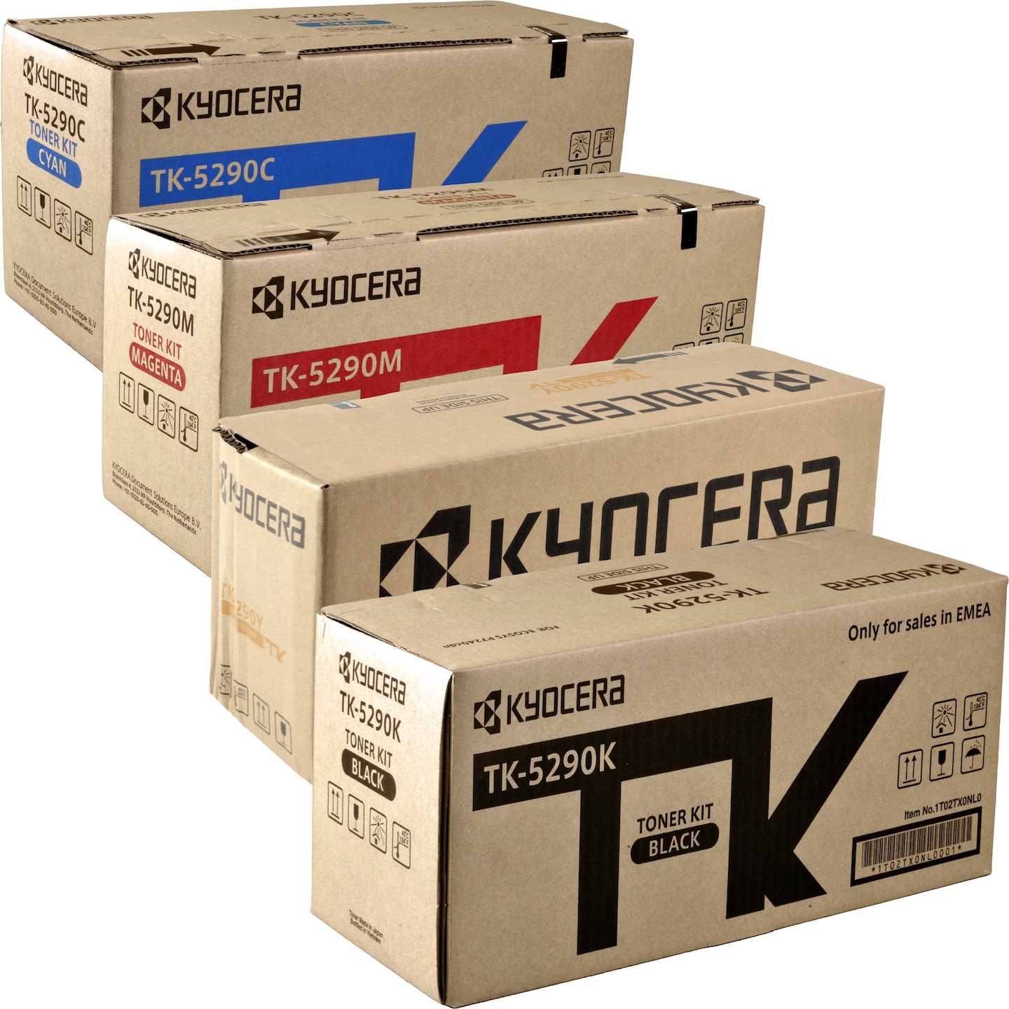 Kyocera 4 Kyocera Toner TK-5290 Multipack BK C M Y 4-farbig (M, C, Y ...