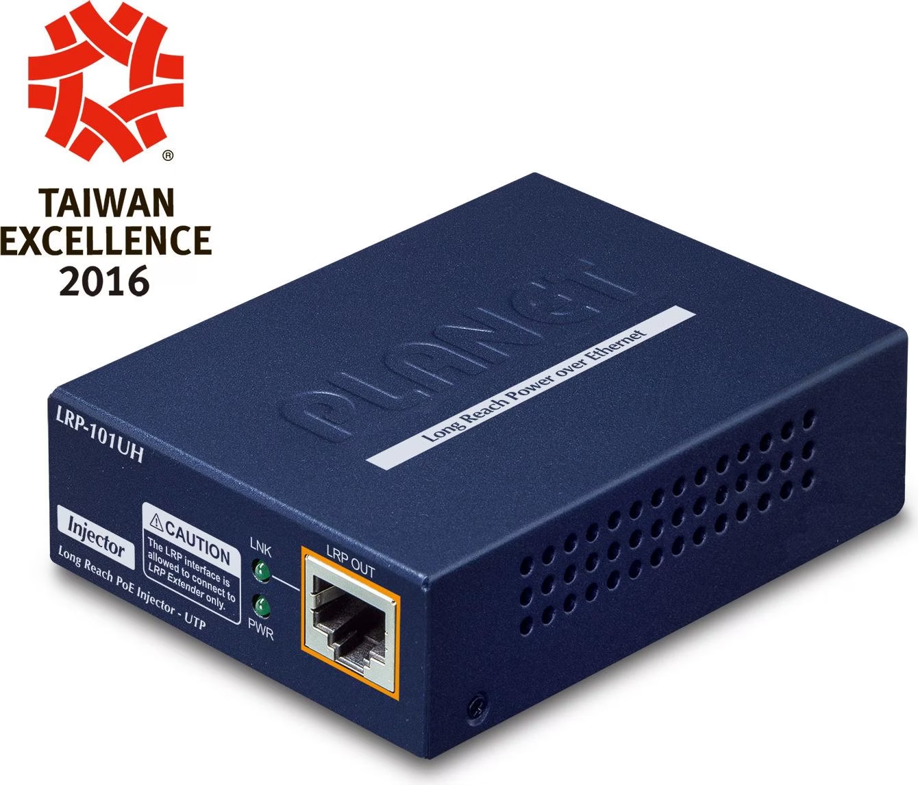 Planet 1-Port 10/100TX PoE PD + 1-Port UTP Long Reach PoE (1 Ports ...