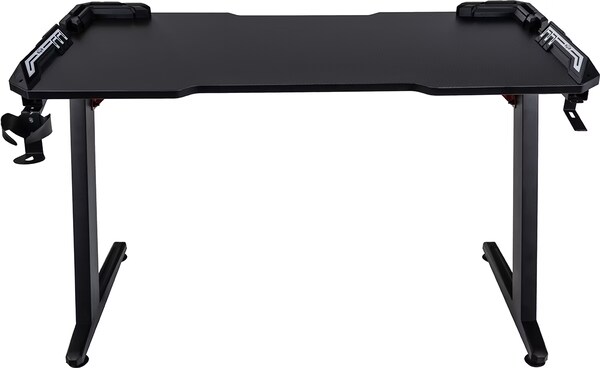 Elite Gaming-Tisch ROCKSOLID 2.0 Gamer Schreibtisch LED PC Desk ...