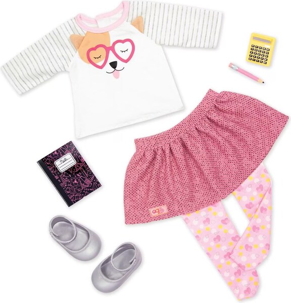 Our Generation doll clothing set Math Class, BD30411Z - buy at Galaxus