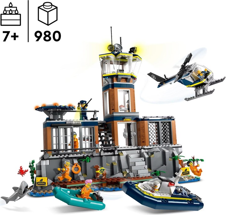 LEGO Polizeistation auf der Gefängnisinsel (60419, LEGO City) - Galaxus