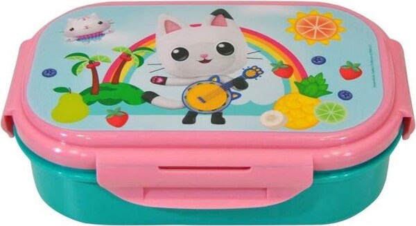 Gabby's Dollhouse Lunch Box with Cutlery Gabby's Dollhouse - Galaxus