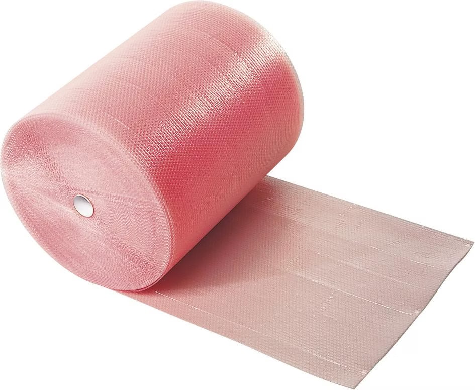 Wolfgang Warmbier Permastat Luftpolsterfolie, ESD, 600 mm x 100 m, 3 ...