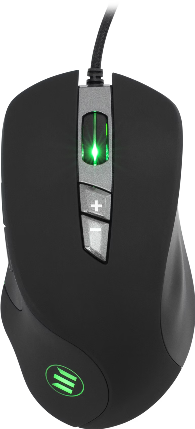 Eshark Ergonomic Gaming Mouse Tanto with RGB illumination, Pixart 3325 ...