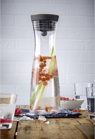 WMF Wasserkaraffe 1l Glaskaraffe Karaffe Basic Kippdeckel CloseUp ...