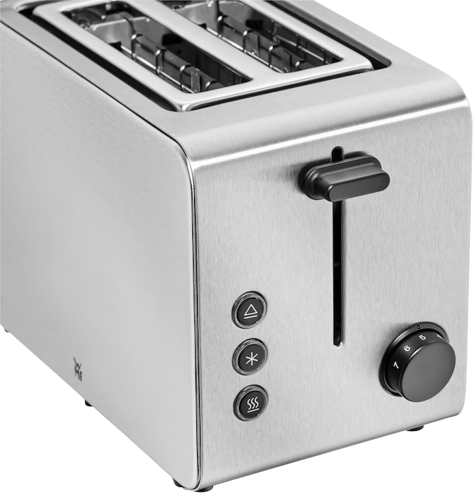 WMF Stelio Doppelschlitz-Toaster mit Brötchenaufsatz und Bagel-Funktion ...
