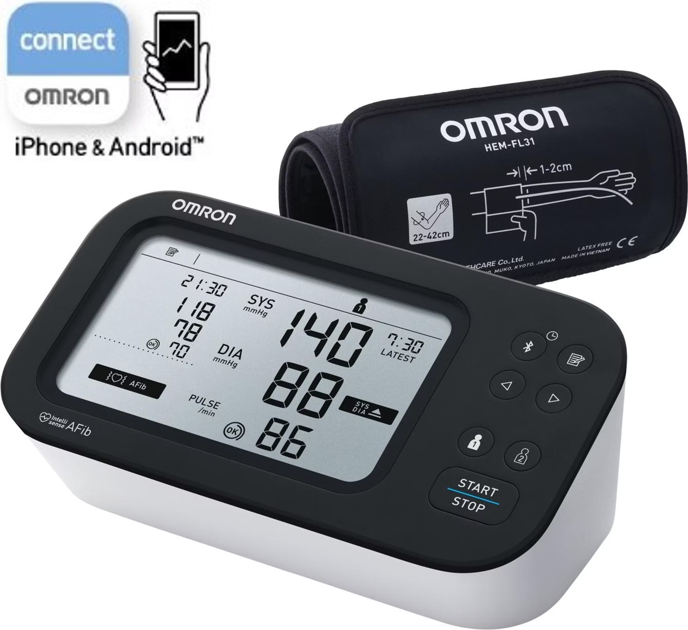 Omron M7 Intelli IT AFib (Blutdruckmessgerät Oberarm) - Galaxus