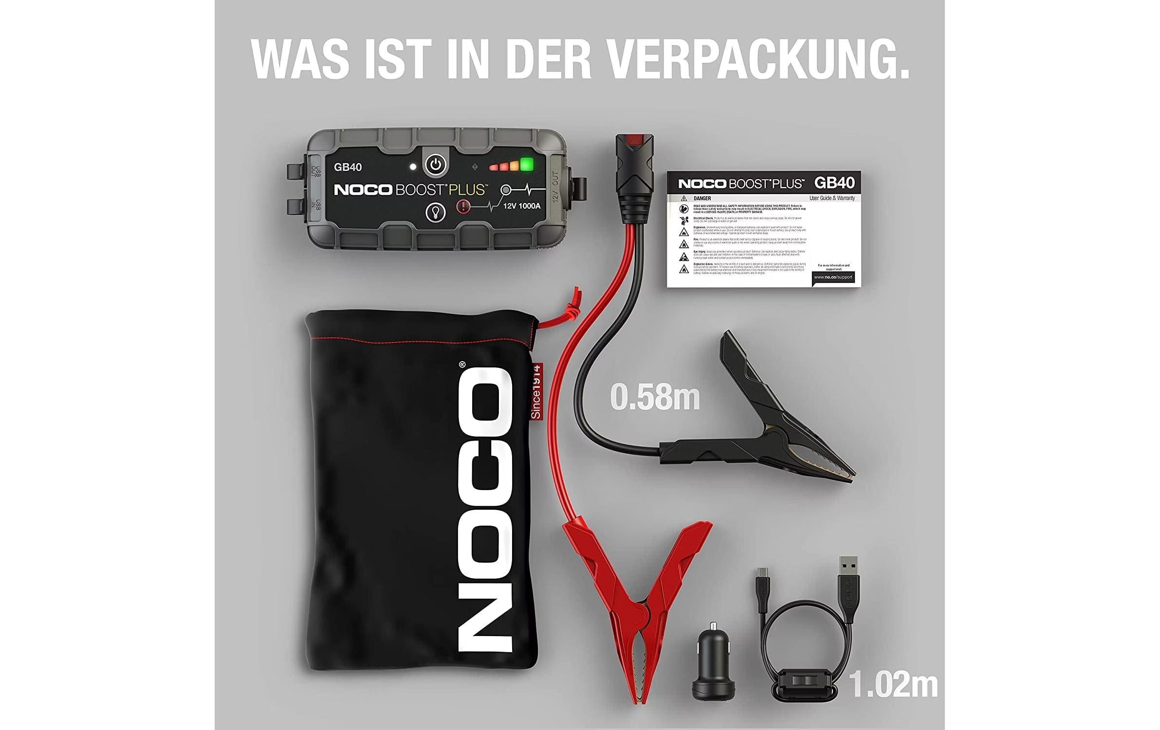 Noco GB40 genius BOOST (1000 A, 2150 mAh) - kaufen bei Galaxus