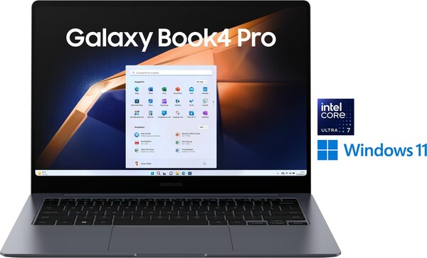 Samsung Galaxy Book4 Pro - 14 Zoll i7u-155H 16 GB 512 GB W11H Moonstone ...