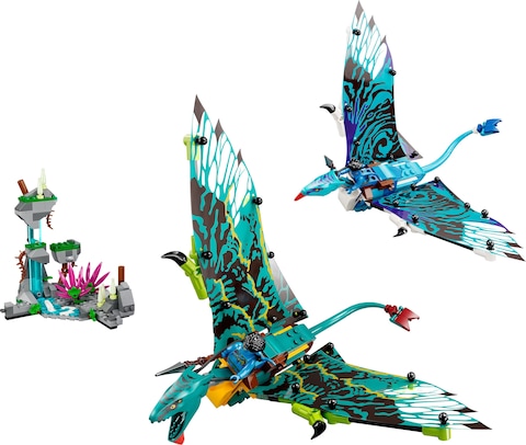 LEGO Jakes und Neytiris erster Flug auf einem Banshee (75572, LEGO ...