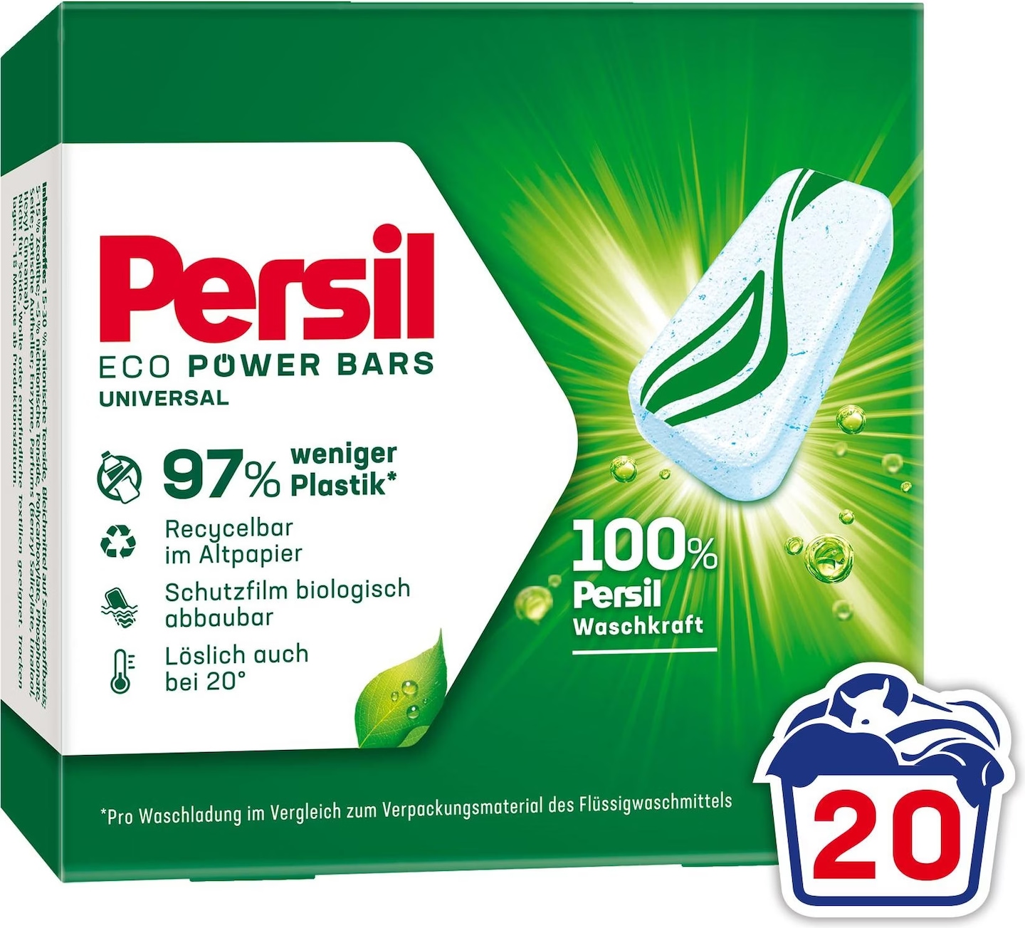 Persil Eco Power Bars (20 Waschgänge, Tabs) - kaufen bei Galaxus